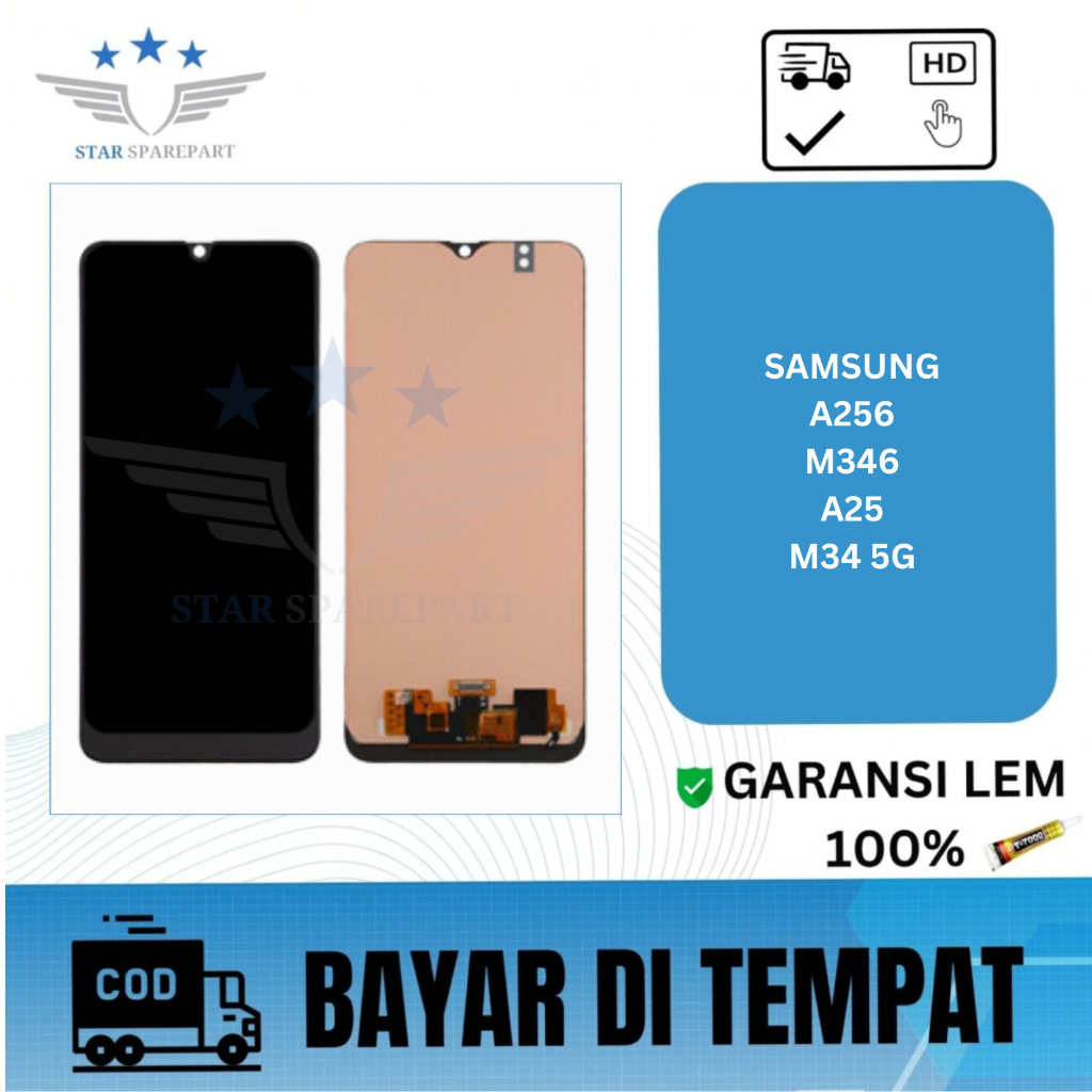 Jual LCD TOUCHSCREEN SAMSUNG A256 / M346 / A25 / M34 5G | Shopee Indonesia