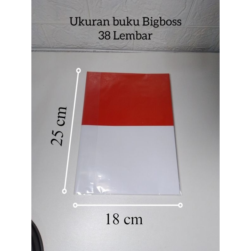 Jual Buku Sampul Merah Putih (Ukuran Bigboss) | Shopee Indonesia