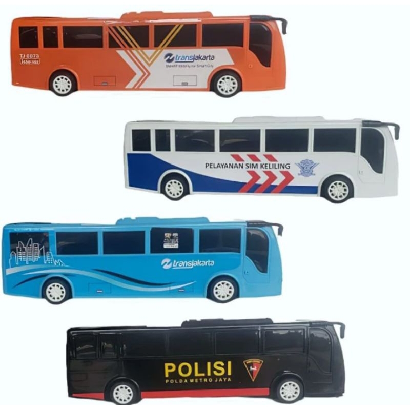 Jual Transjakarta Bus Model Polisi Poldametro Jaya | Shopee Indonesia
