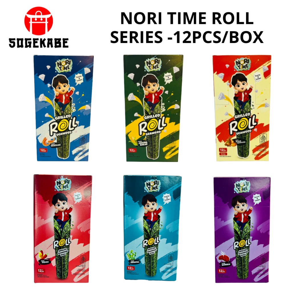 Jual Nori Time Roll | Nori Time Nori Goreng - 1 BOX ISI 12 PCS | Shopee ...