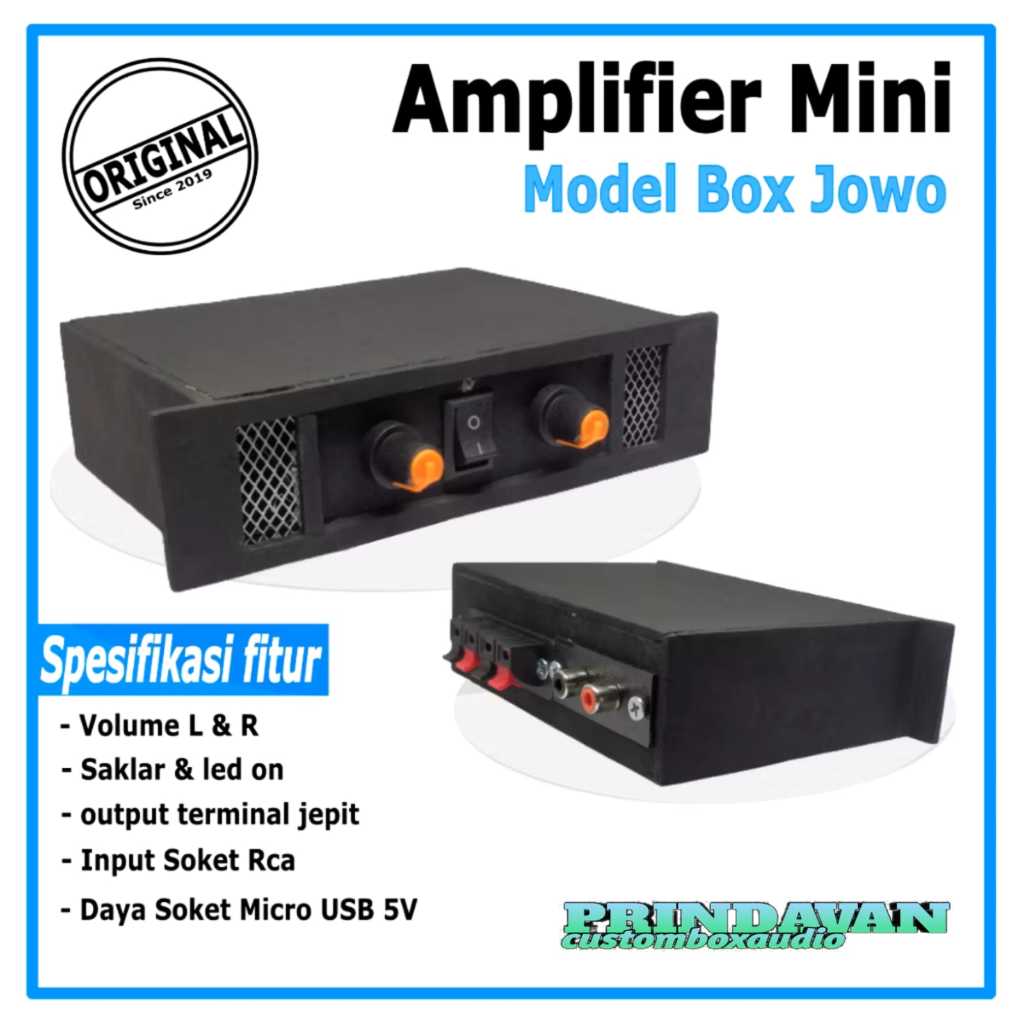 Jual Power Ampli Mini Model Box Jowo Cocok Buat Sound Miniatur bisa ...