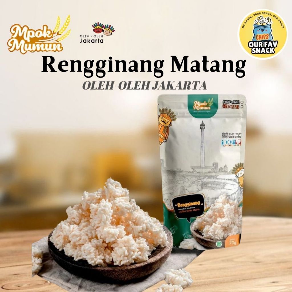 Jual Rengginang Matang Terasi Original Mpok Mumun Oleh Oleh Khas Betawi ...