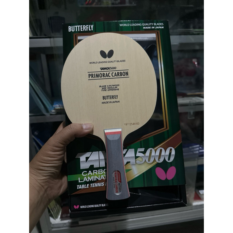 Jual Bat Butterfly Primorac Carbon Tamca 5000 Original 100% | Shopee Indonesia