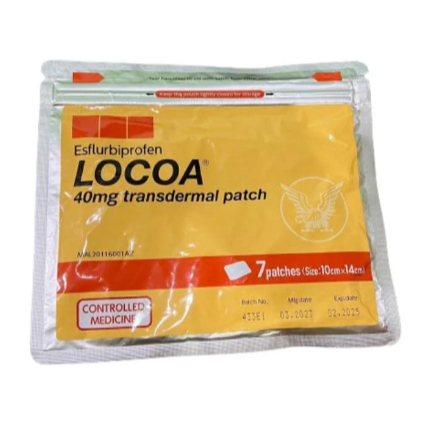 Jual Esflurbiprofen LOCOA Transdermal Patch 40mg Plester koyo | Shopee ...