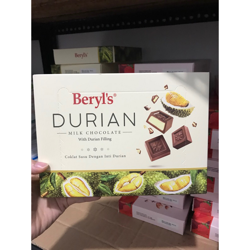 Jual BERYL’S BERYLS DURIAN MILK CHOCOLATE COKLAT SUSU DENGAN ISIAN RASA ...