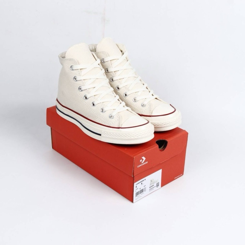 Jual (SLPRDS) Sepatu Sneakers Converse Chuck Taylor 70s Hi Parchment ...