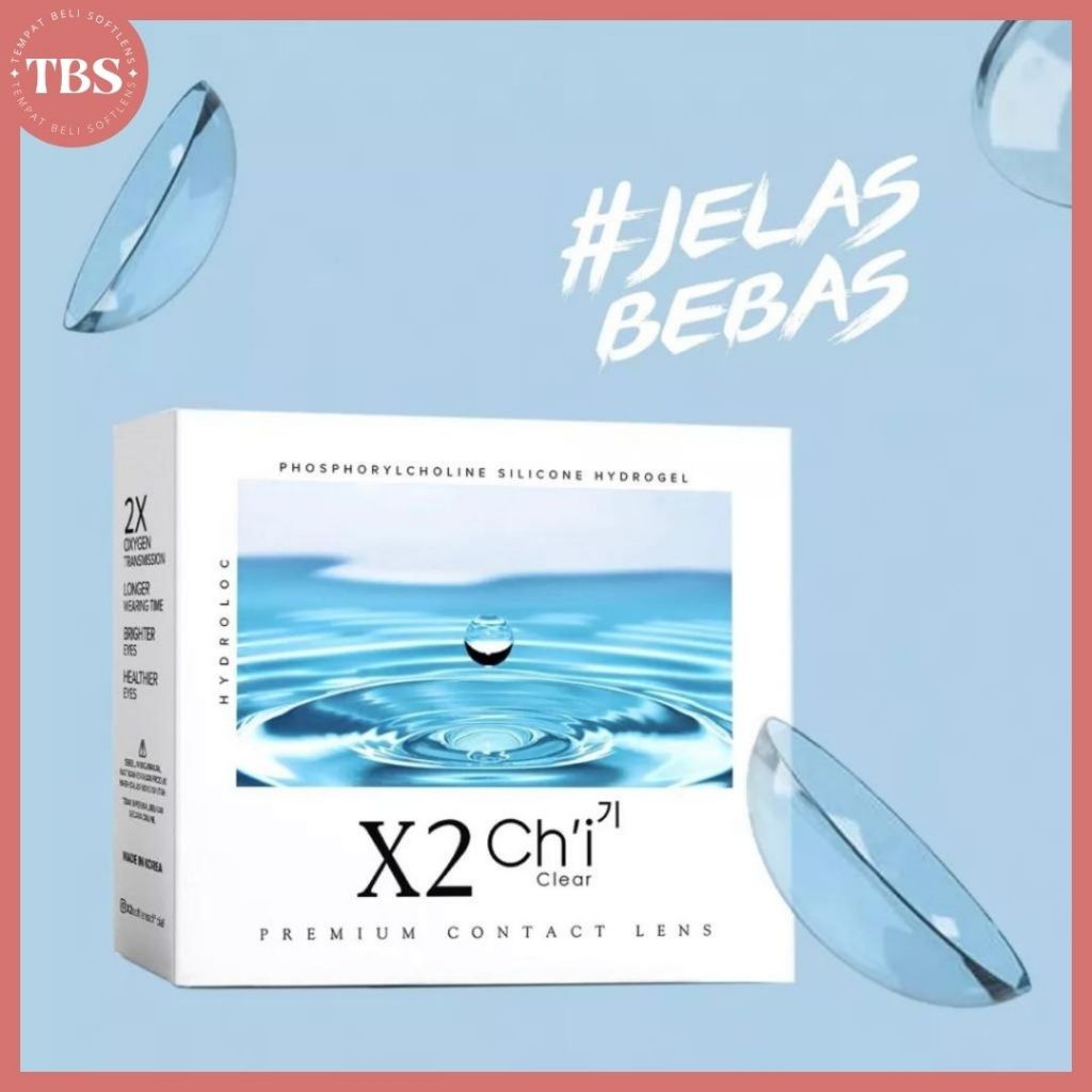 Jual SOFTLENS X2 CHI CLEAR 14,2MM MINUS / SOFLEN / SOFTLEN / SOFLENS ...