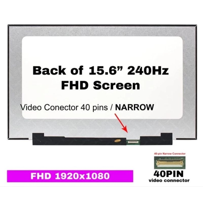 Jual Layar LED LCD Laptop HP Omen X15 X15-DG0006TX 15.6 inch 40 (2cm ...