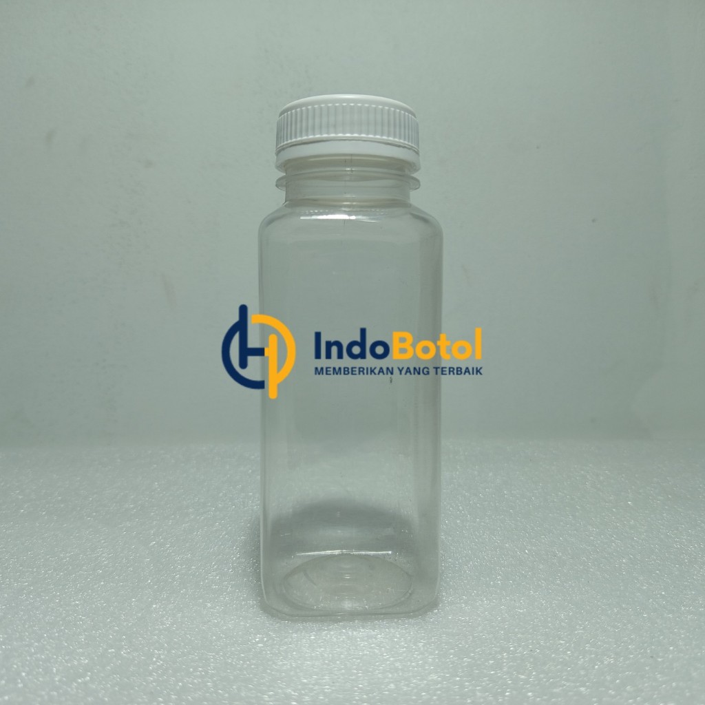 Jual Botol Plastik Kotak Bening Kick Jus Tutup Segel Ulir 250ml | Shopee Indonesia