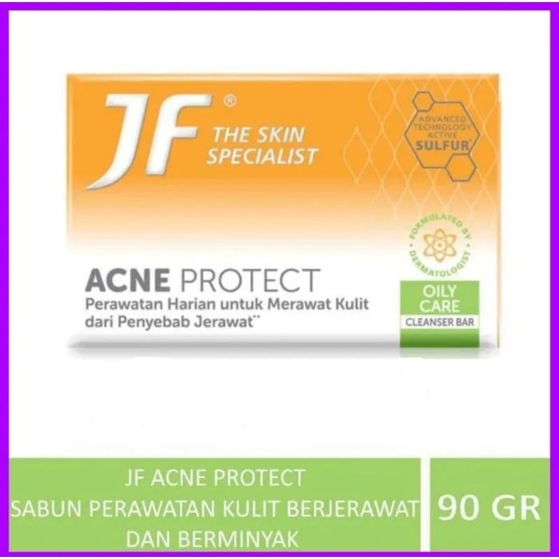 Jual JF Acne Protect Oily Care Cleanser Bar (90gr) | Shopee Indonesia
