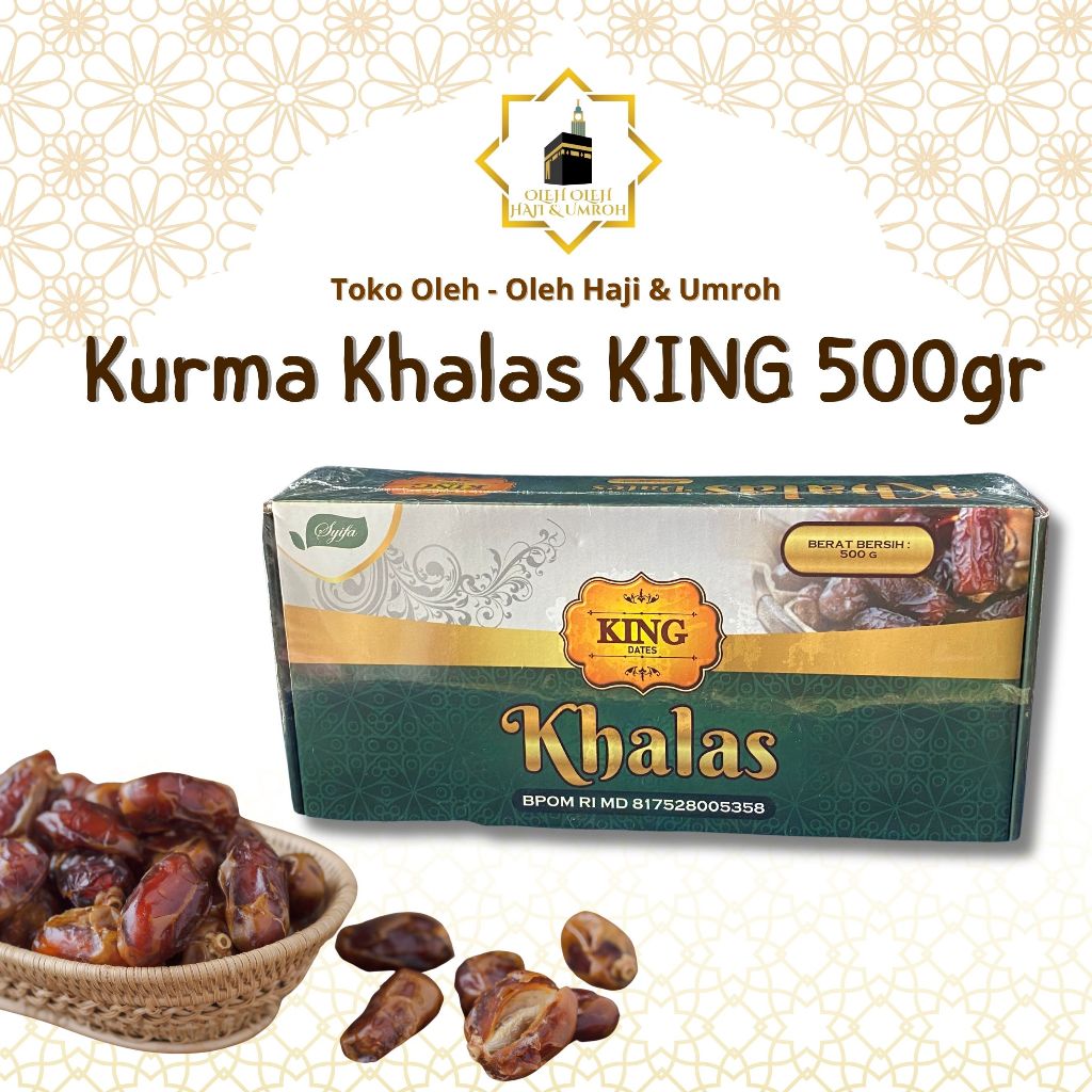 Jual KHALAS KING KEMASAN 500 GR KURMA KHALAS PREMIUM KURMA KHOLAS KURMA ...