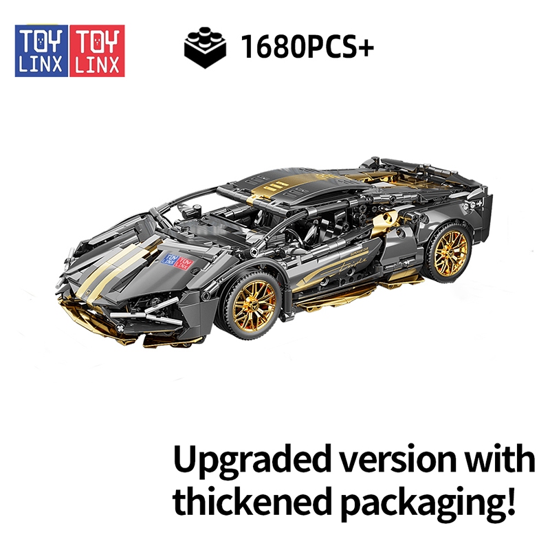 Jual 1280 Pcs Mobil Balap Lamborghini Batu Kayu, Mainan Anak dengan ...