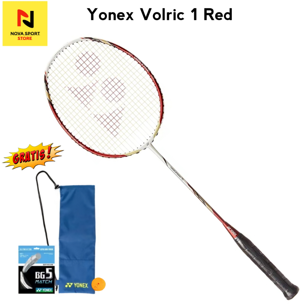 Jual Yonex Raket Badminton Voltric 1 Red | Shopee Indonesia