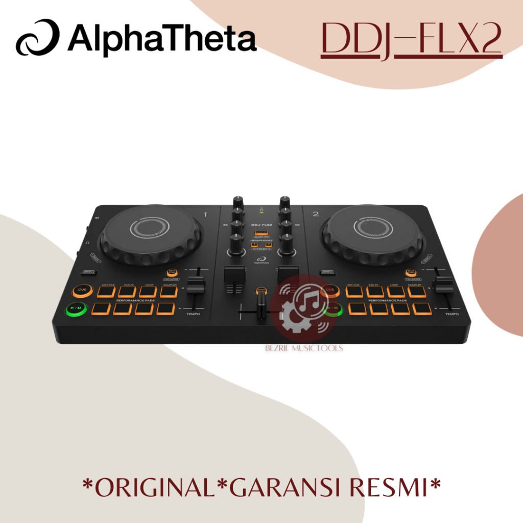 Jual AlphaTheta DDJ-FLX2 Compact 2-Channel DJ Controller Original DDJFLX2 | Shopee Indonesia