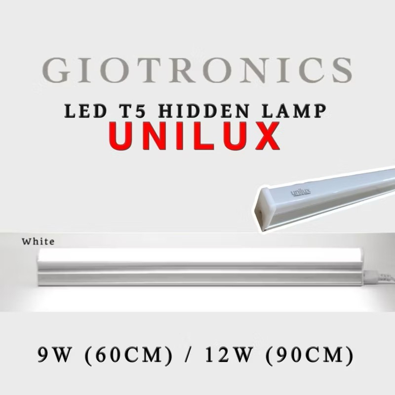 Jual LED 12Watt 90cm T5 UNILUX Cahaya Putih Lampu Plafon Panjang Hidden ...