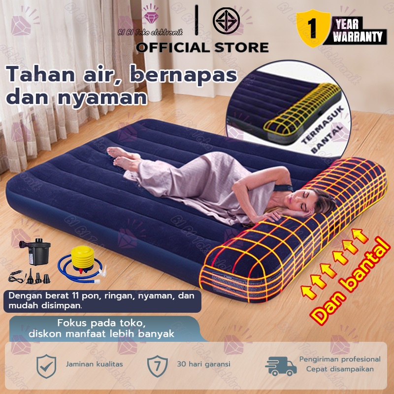 Jual Kasur Angin Single [186cm x75cm] / Kasur Tidur Angin / Paket Kasur ...