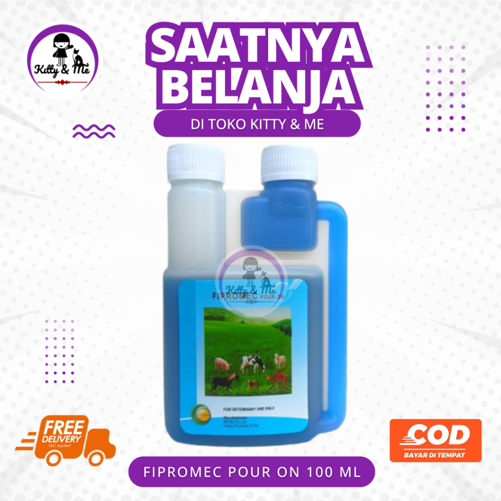 Jual FIPROMEC POUR ON 100 ml - Obat Cacing Kutu Scabies Tetes Untuk ...