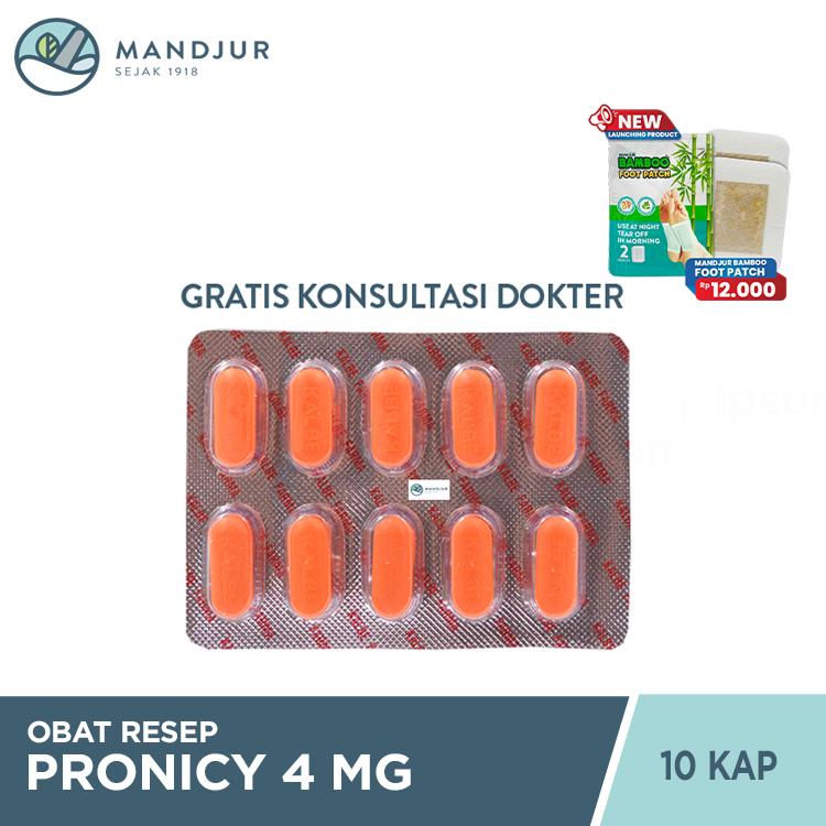 Jual Pronicy 4 mg 10 Kaplet | Shopee Indonesia