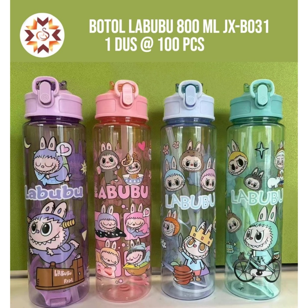 Jual Botol Minum Anak Motif Labubu Terbaru Kapasitas 800ML | Shopee ...