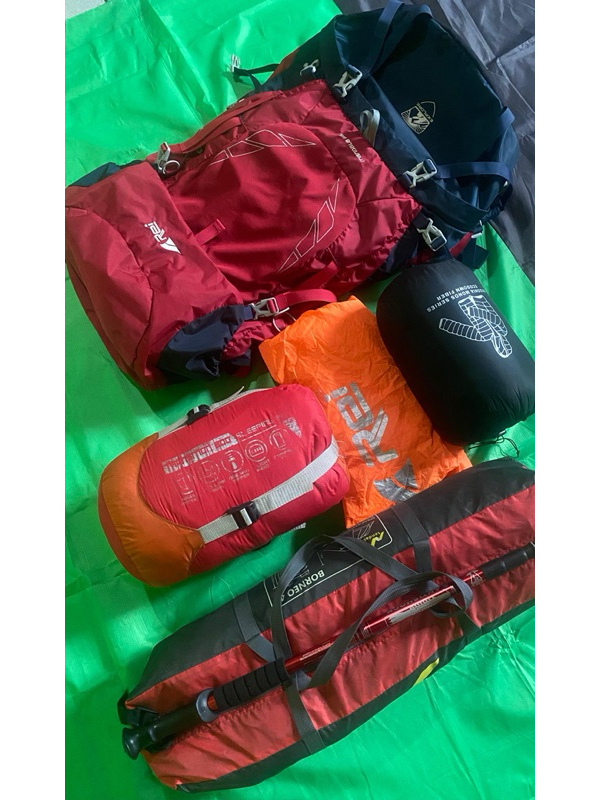 Jual Carrier Arei Mandala 60L, Tenda Kaps 4, Jaket Gunung dan Sleeping ...