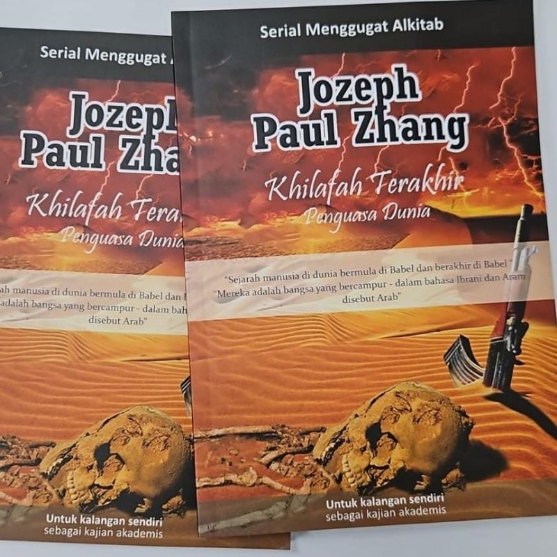 Jual Buku Khilafah Terakhir Penguasa Dunia By Jozeph Paul Zhang JPZ ...