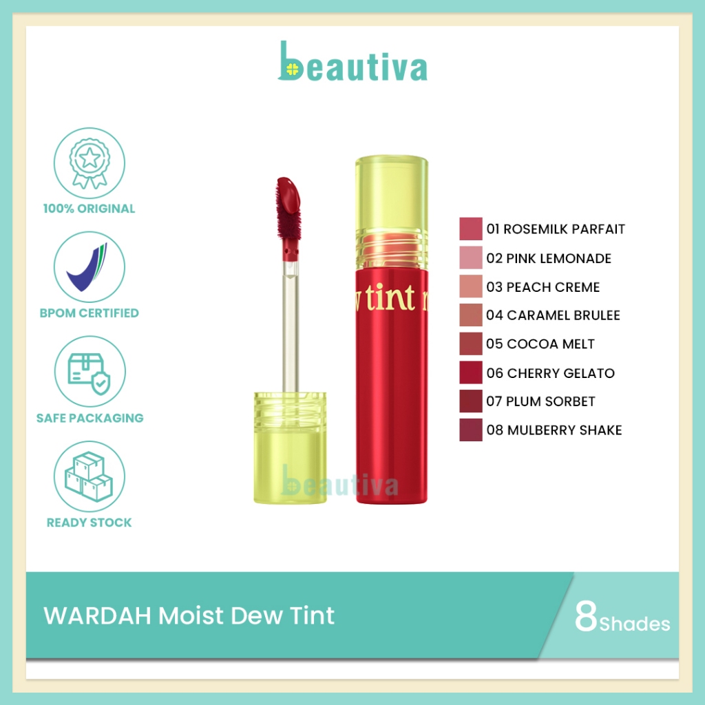 Jual Wardah Moist Dew Tint | Shopee Indonesia