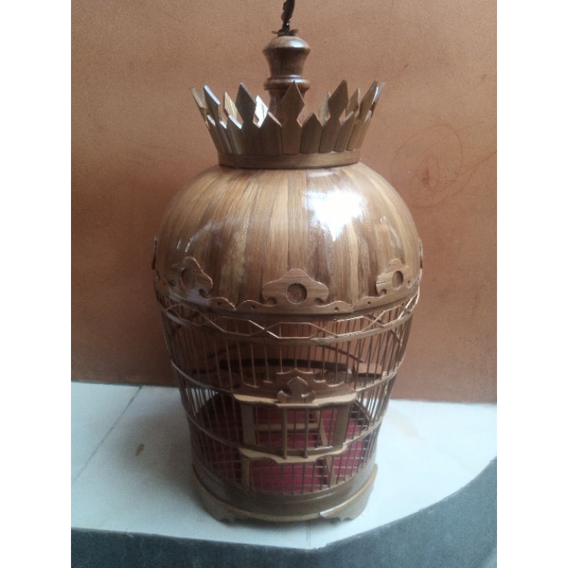 Jual angkar perkutut sangkar klasi sangkar full bambu | Shopee Indonesia