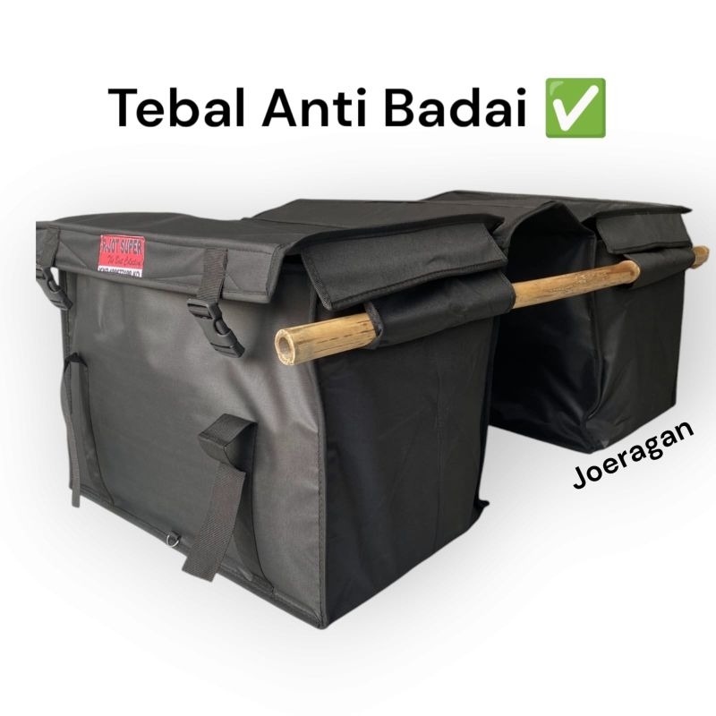 Jual Tas Keranjang Motor Anti air. Tas Kurir Besar. Tas Obrok Motor ...