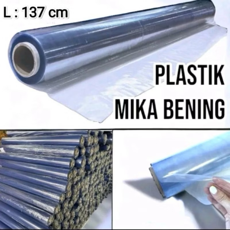 Jual Taplak Meja Platik Mika Lemes Ukuran Lebar 137cm/Taplak Plastik ...