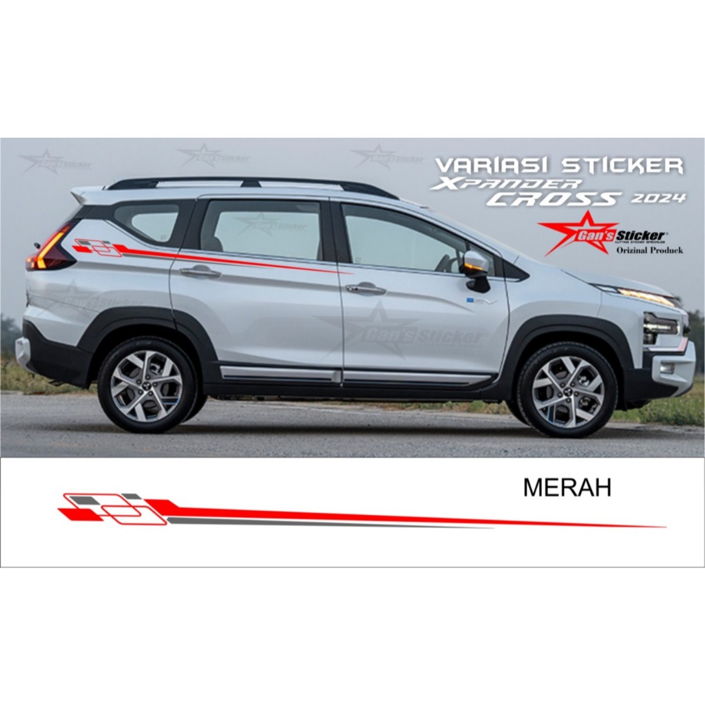 Jual STICKER VARIASI MITSUBISHI XPANDER CROSS 2024 2025 AKSESORIS ...