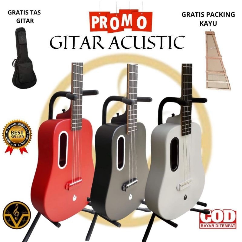 Jual Gitar Akustik Lava Me 3/4 Senar String Tanam Besi Dengan Kayu ...