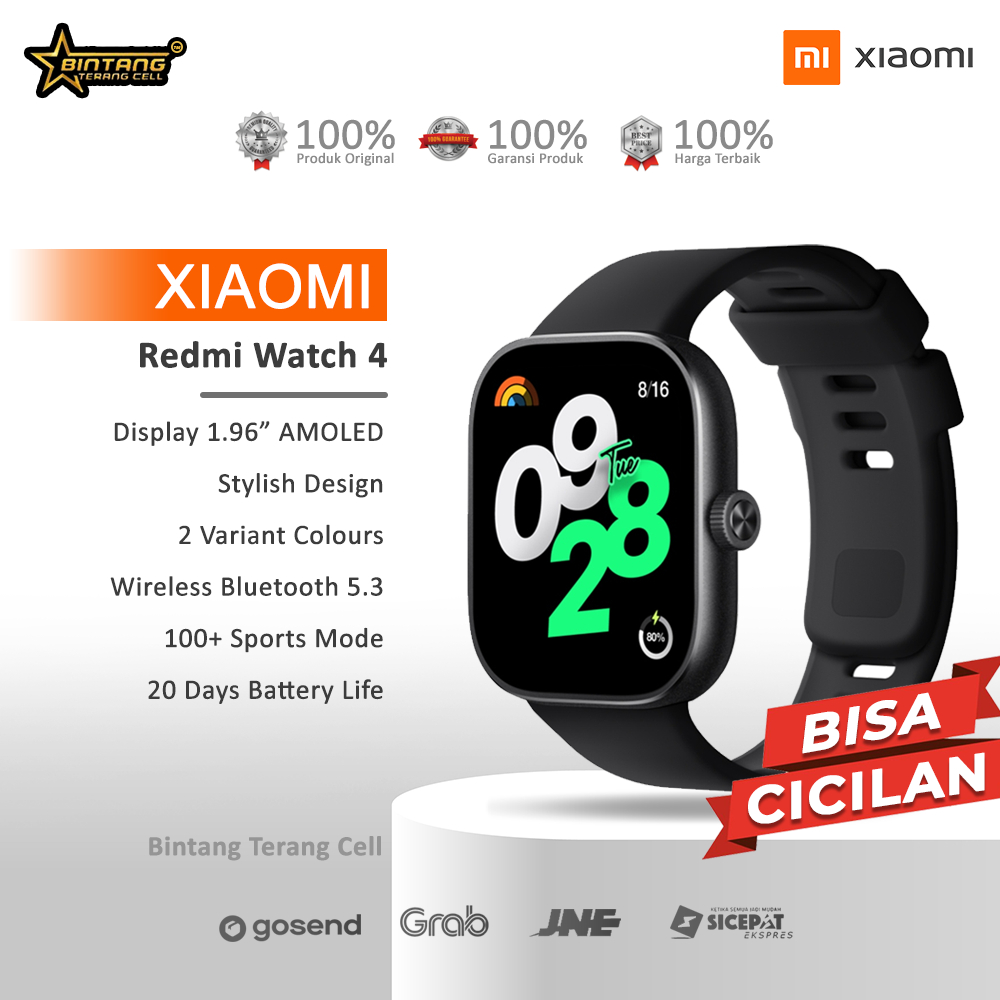 Jual Xiaomi Redmi Mi Watch 4 Garansi Resmi | Shopee Indonesia
