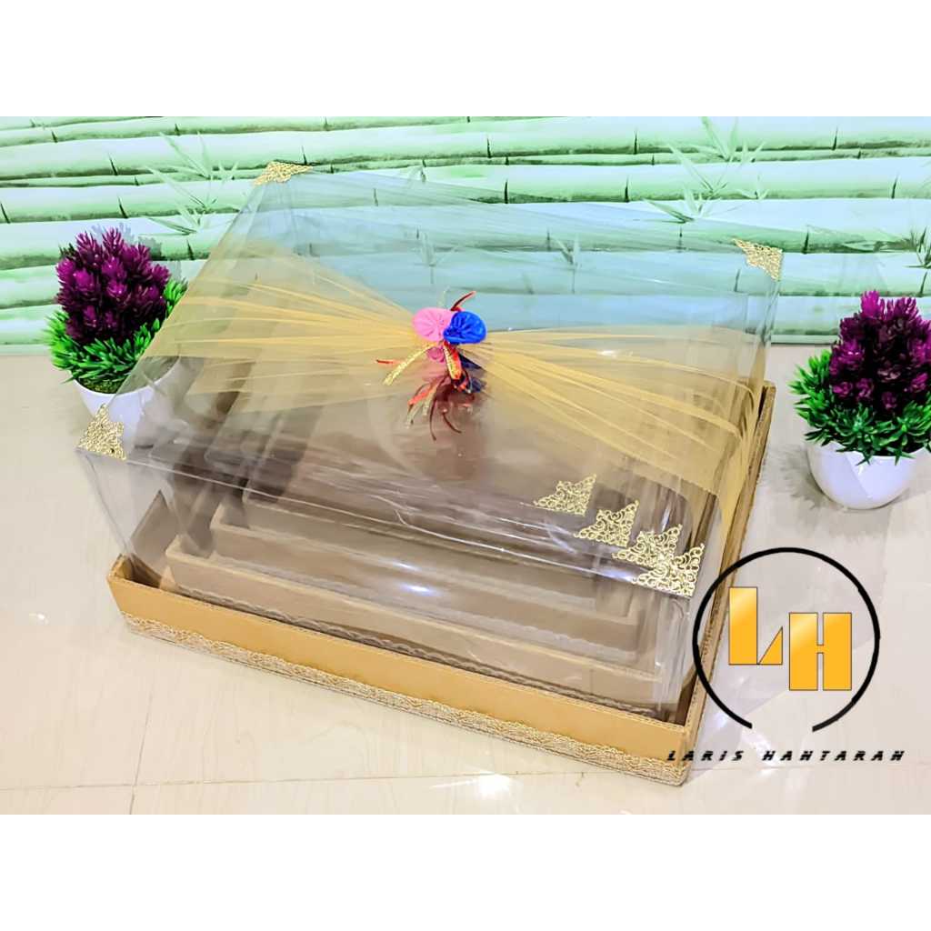 Jual Kotak Hantaran Seserahan Pernikahan Set Lengkap isi 4 Box Hantaran ...