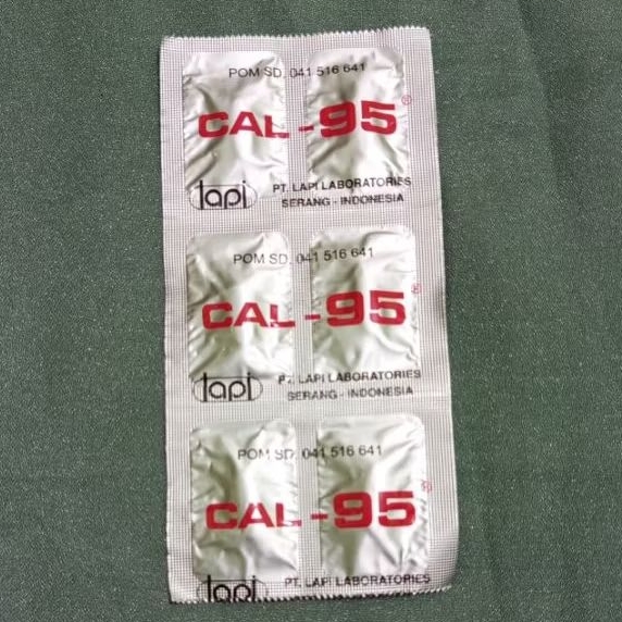 Jual Cal 95 / Strip isi 6 kaplet | Shopee Indonesia