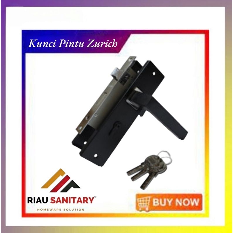 Jual kunci pintu rumah besar / kunci rumah zurich slot pintu besar ...