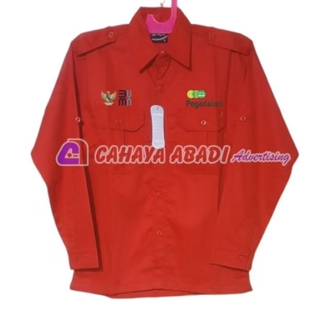 Jual Kemeja BUMN Pegadaian Seragam BUMN Pegadaian Baju BUMN Pegadaian ...