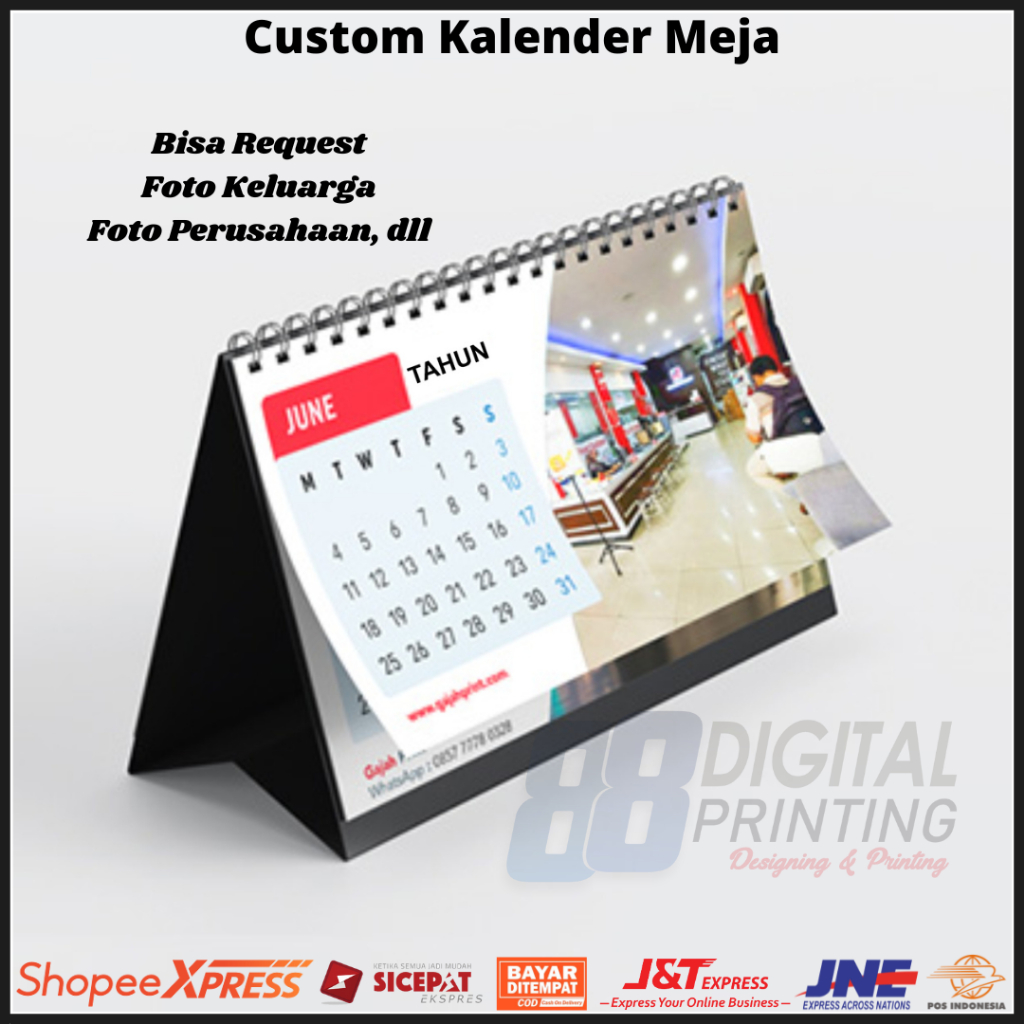 Jual Promo Cetak Kalender Meja Custom Kalender Duduk Custom | Shopee ...