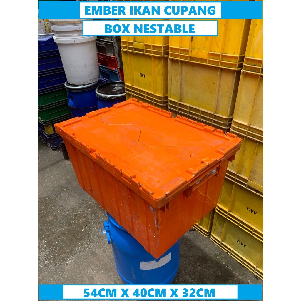 Jual Box Container Alfamaret Indomaret mulus seperti baru Nestable ...