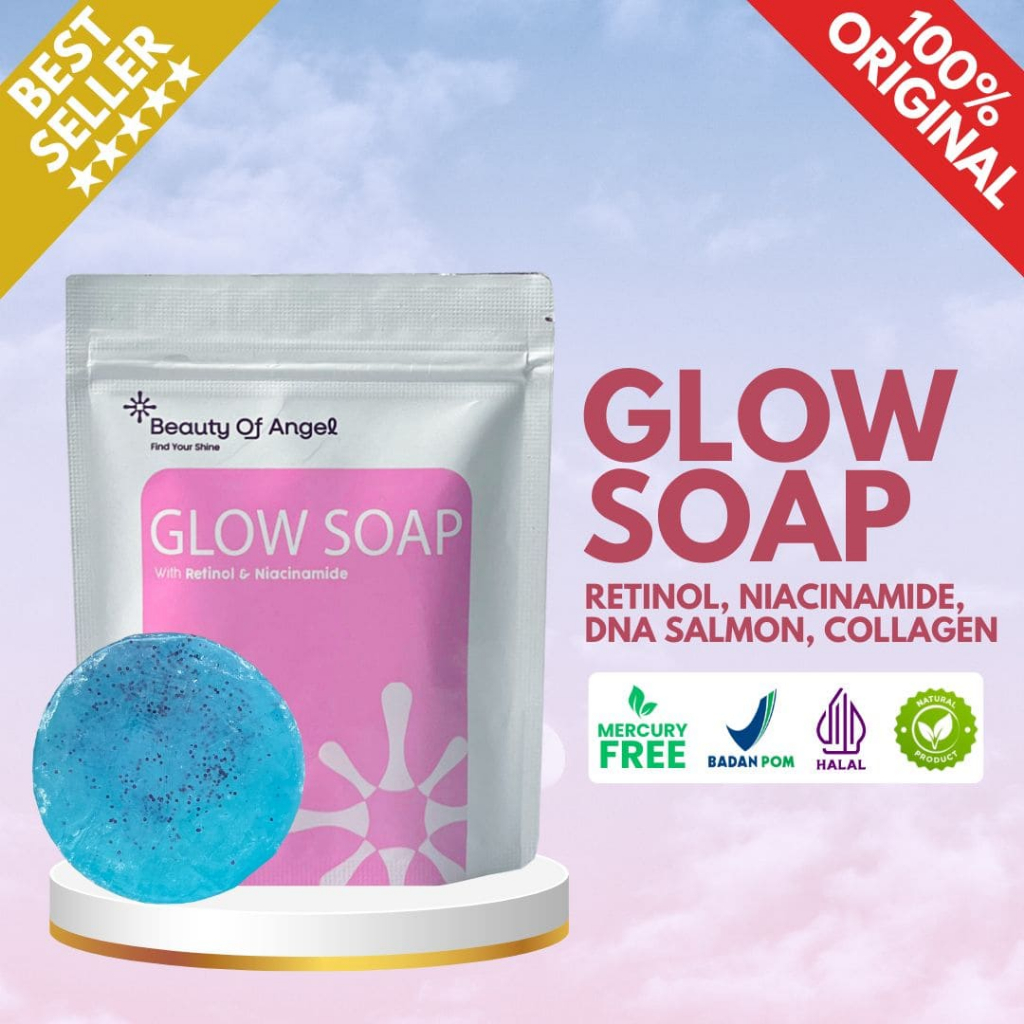 Jual [1 Pcs] Glow Soap Original ASLI | Sabun Mandi | Soap Bar | Sabun ...