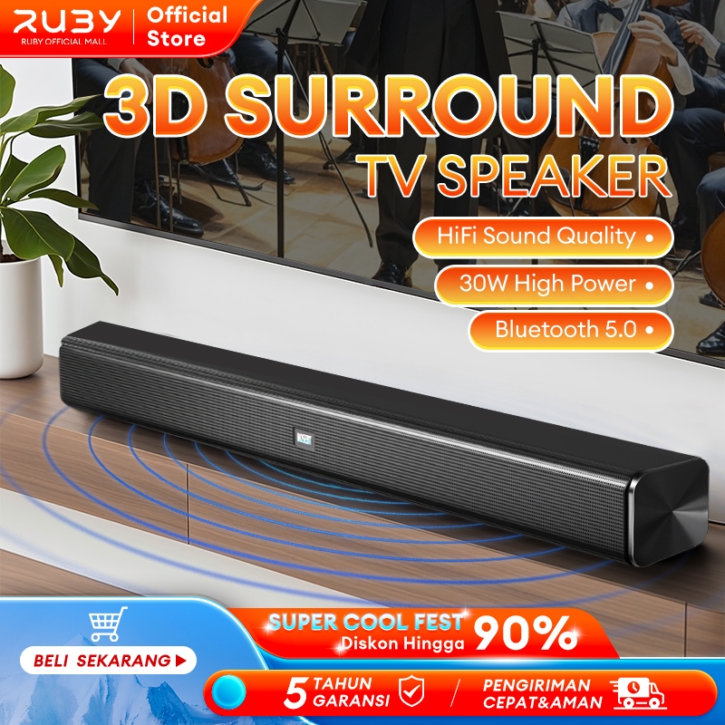 Jual Soundbar TV Super Bass Soundbar Polytron Subwoofer Portable ...
