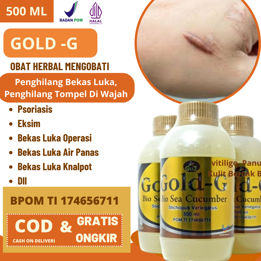 Jual ORIGINAL GOLD-G - Obat Penghilang Bekas Luka, Penghilang Tompel Di ...