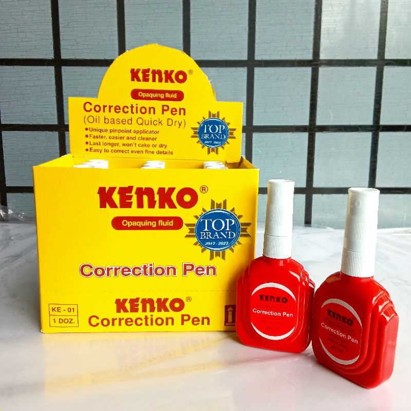 Jual TIPE-X Cair Correction Pen Kenko KE-01 ( Pak ) [ Original ...