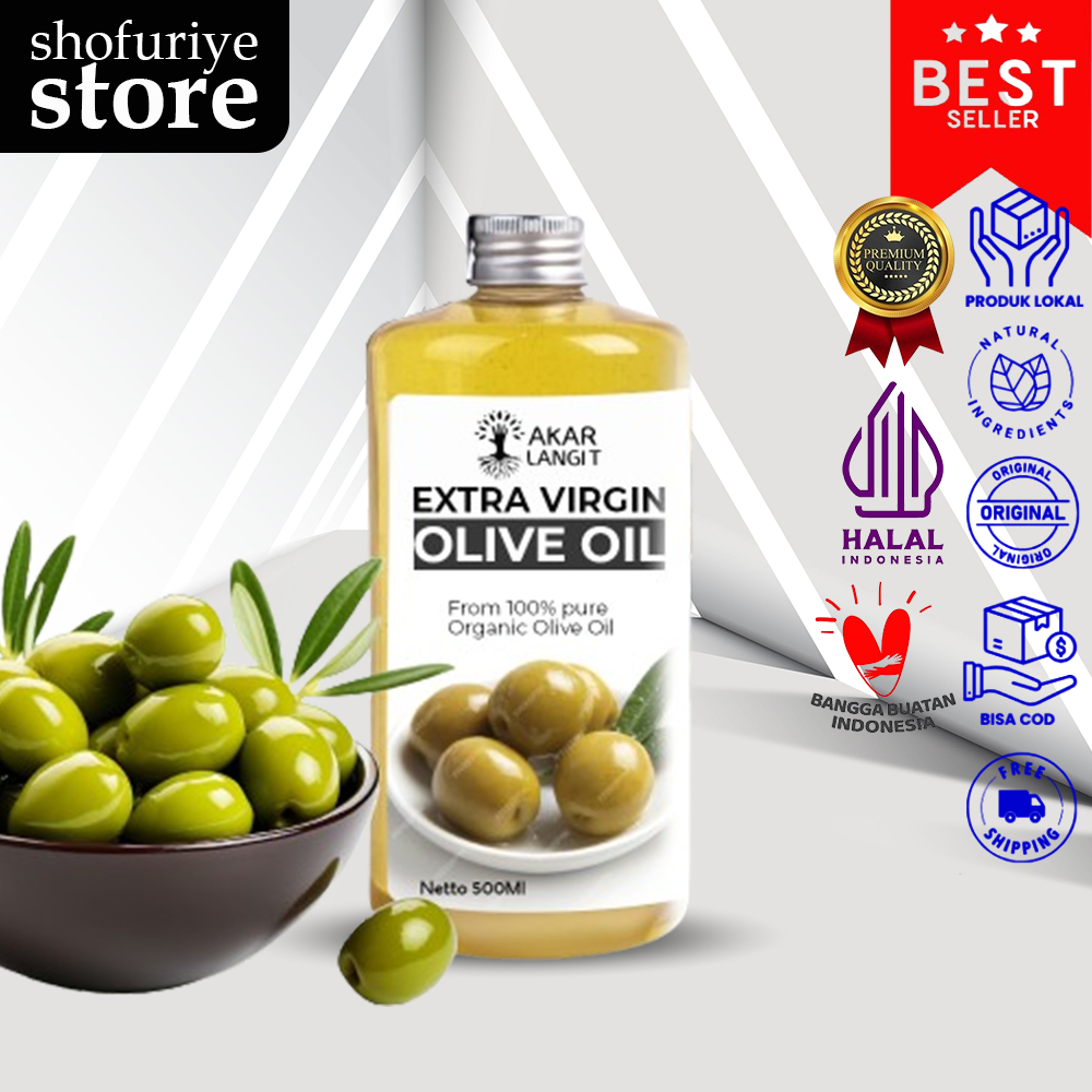 Jual Minyak Zaitun Extra Virgin Olive Oil 500ML Premium AKARLANGIT ...