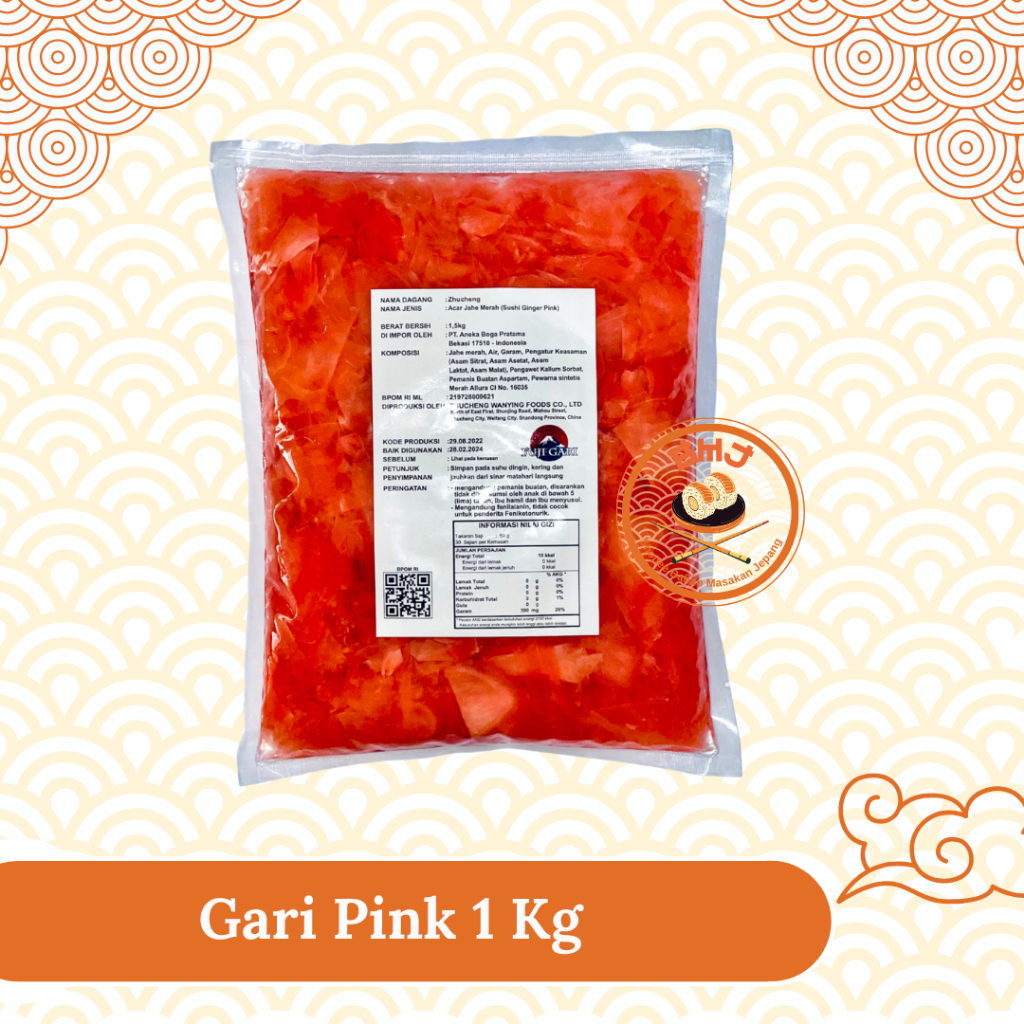 Jual GARI PINK 1KG Acar Jahe Pink Manis 1KG Halal │ Gary Pink Import ...
