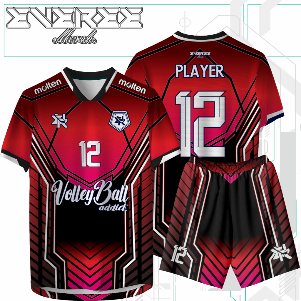 Jual JERSEY VOLLY STORM ERA BAJU VOLI COWOK CEWEK FULL PRINT GRATIS ...