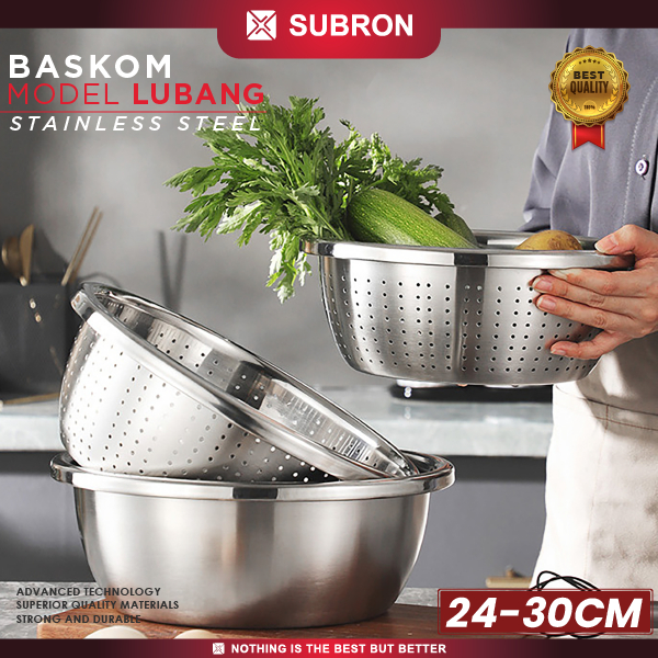 Jual SUBRON Baskom Model Lubang Saringan Harga Paling Terjangkau ...