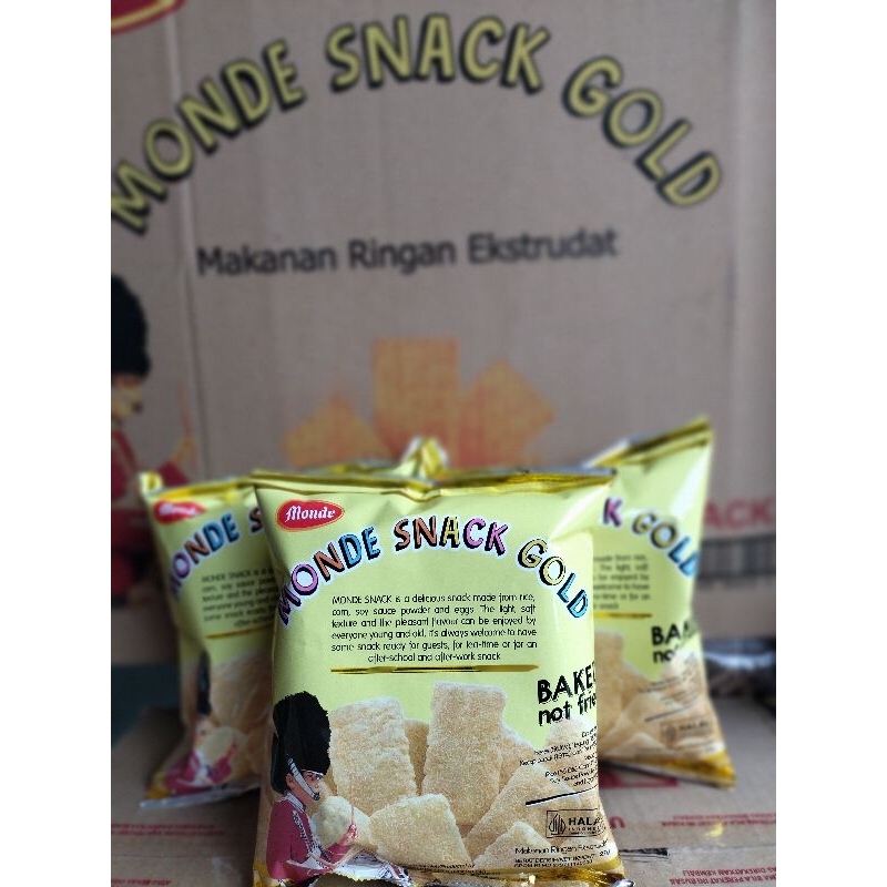 Jual Monde Snack Gold 27gr-isi 15pcs | Shopee Indonesia
