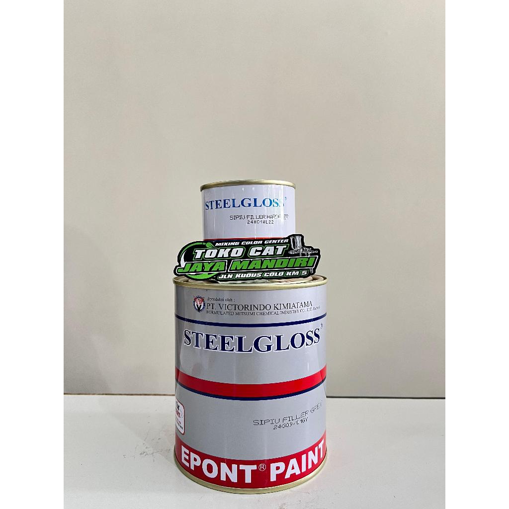 Jual STEELGLOSS SIPIU FILLER GREY 1kg by Epont Paint | Shopee Indonesia