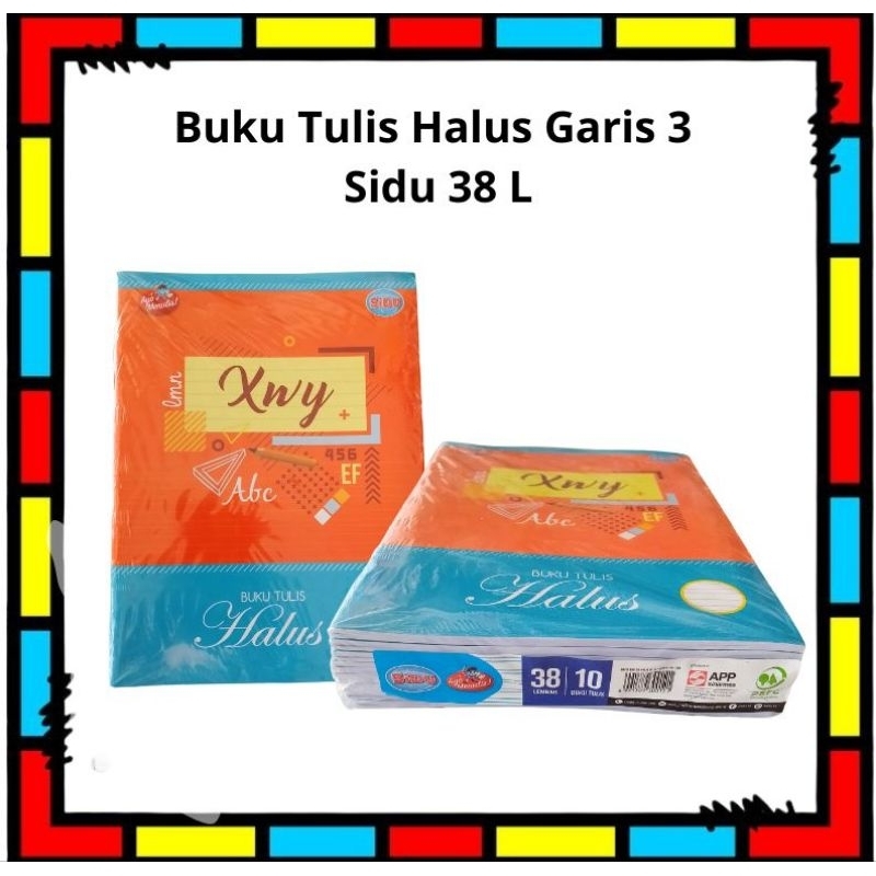 Jual Buku Tulis Halus Garis 3 Sidu 38 Lembar | Shopee Indonesia