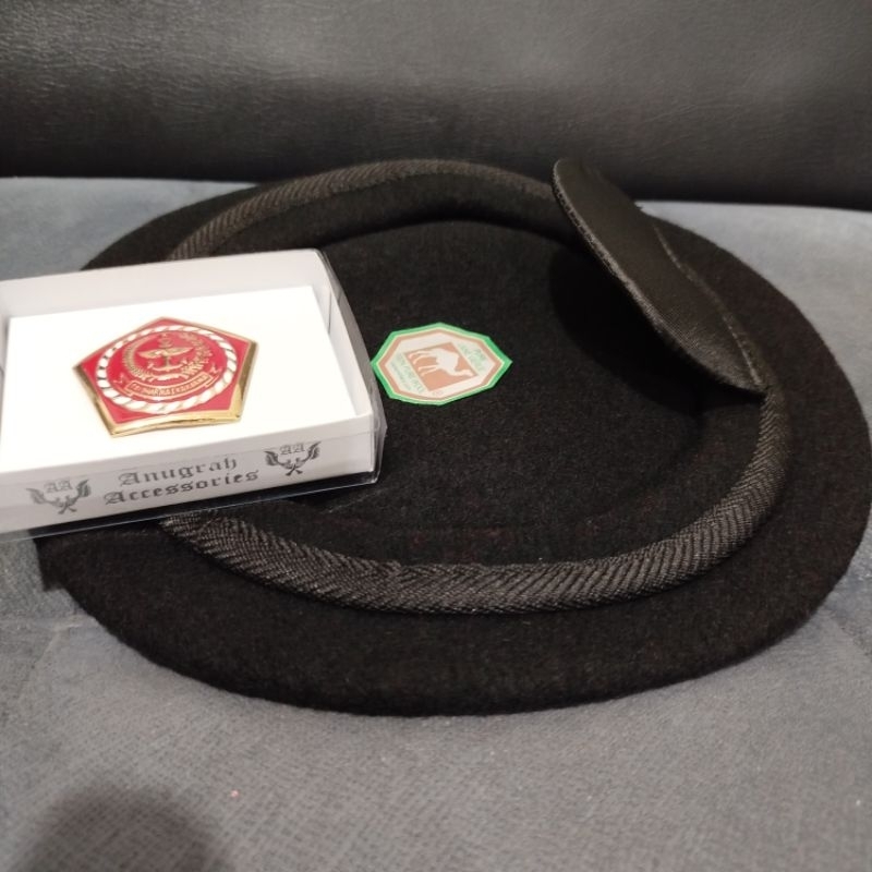 Jual paket/baret mabes TNI ad dan emblem | Shopee Indonesia